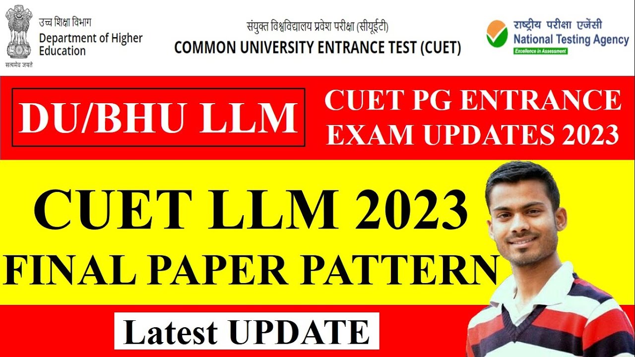 CUET LLM 2023 PAPER PATTERN & SYLLABUS || DU LLM || BHU LLM || LATEST ...