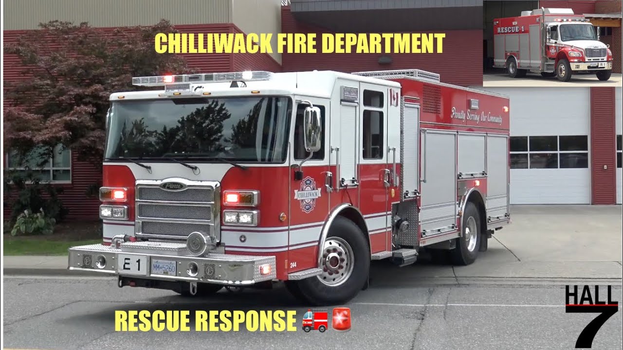 Chilliwack Fire Department - Engine 1, Rescue 1, & Engine 1-3 ...