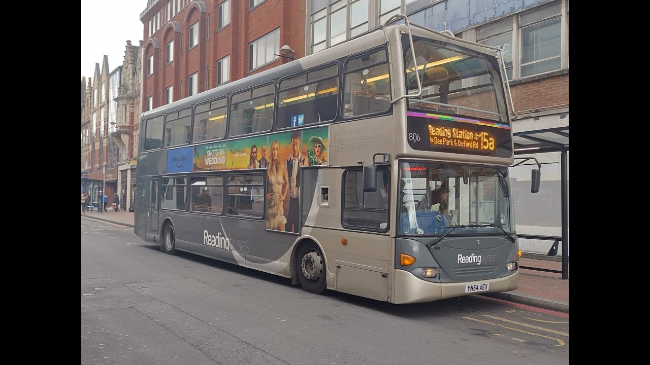 Reading Buses Timelapse Video 5: Sky-Blue 15a (Friar Street ...