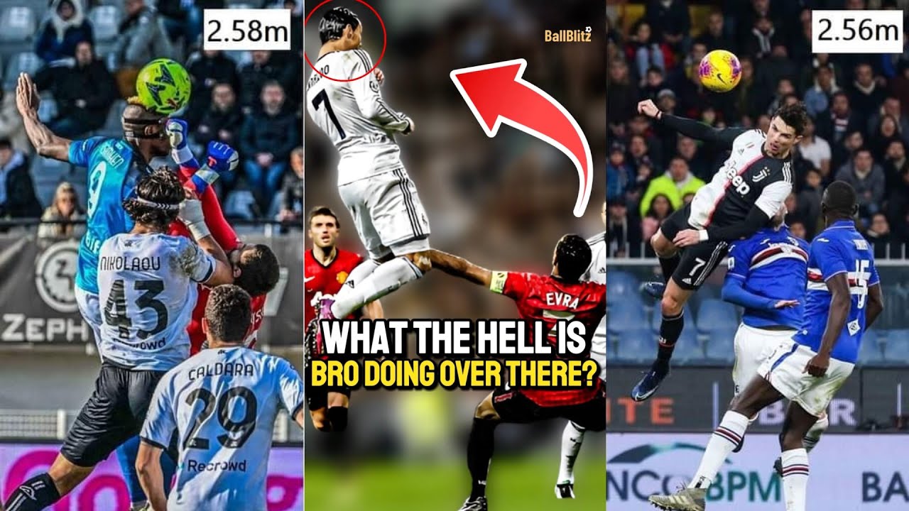 10 Longest Jump Header Goals In History! 😯 - YouTube