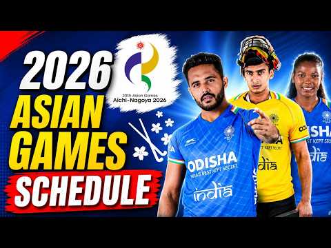 2026 Asian Games Hockey Schedule | Full Fixtures, Dates & Timings | India Matches