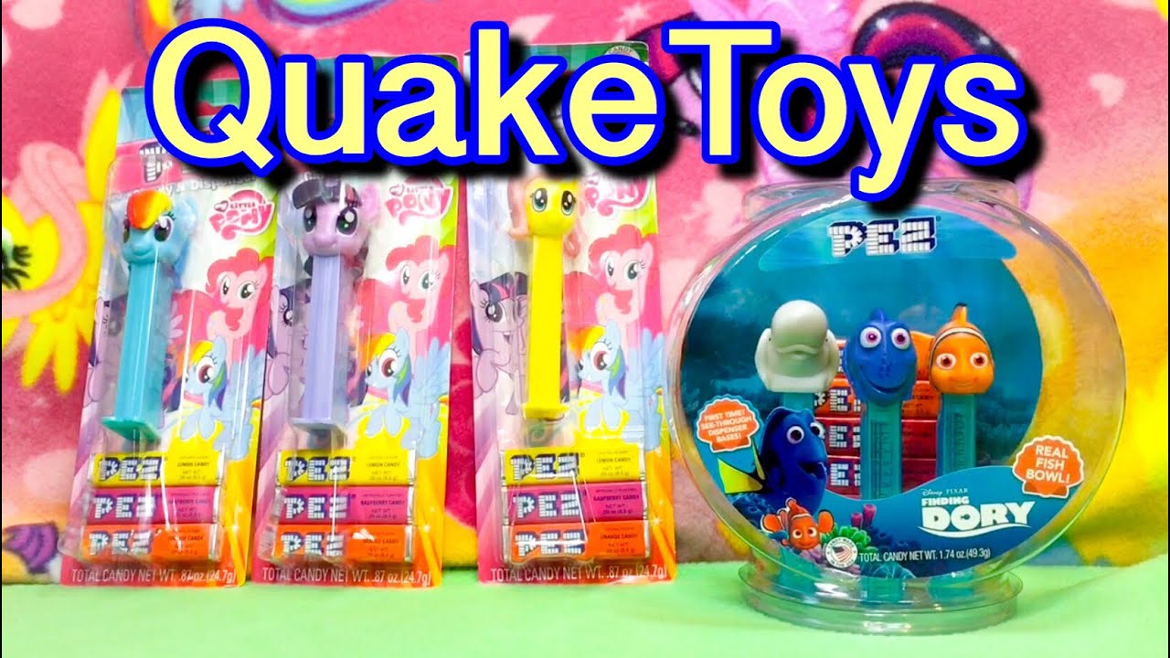 New Finding Dory Pez Set and My Little Pony Fluttershy Rainbow Dash ...