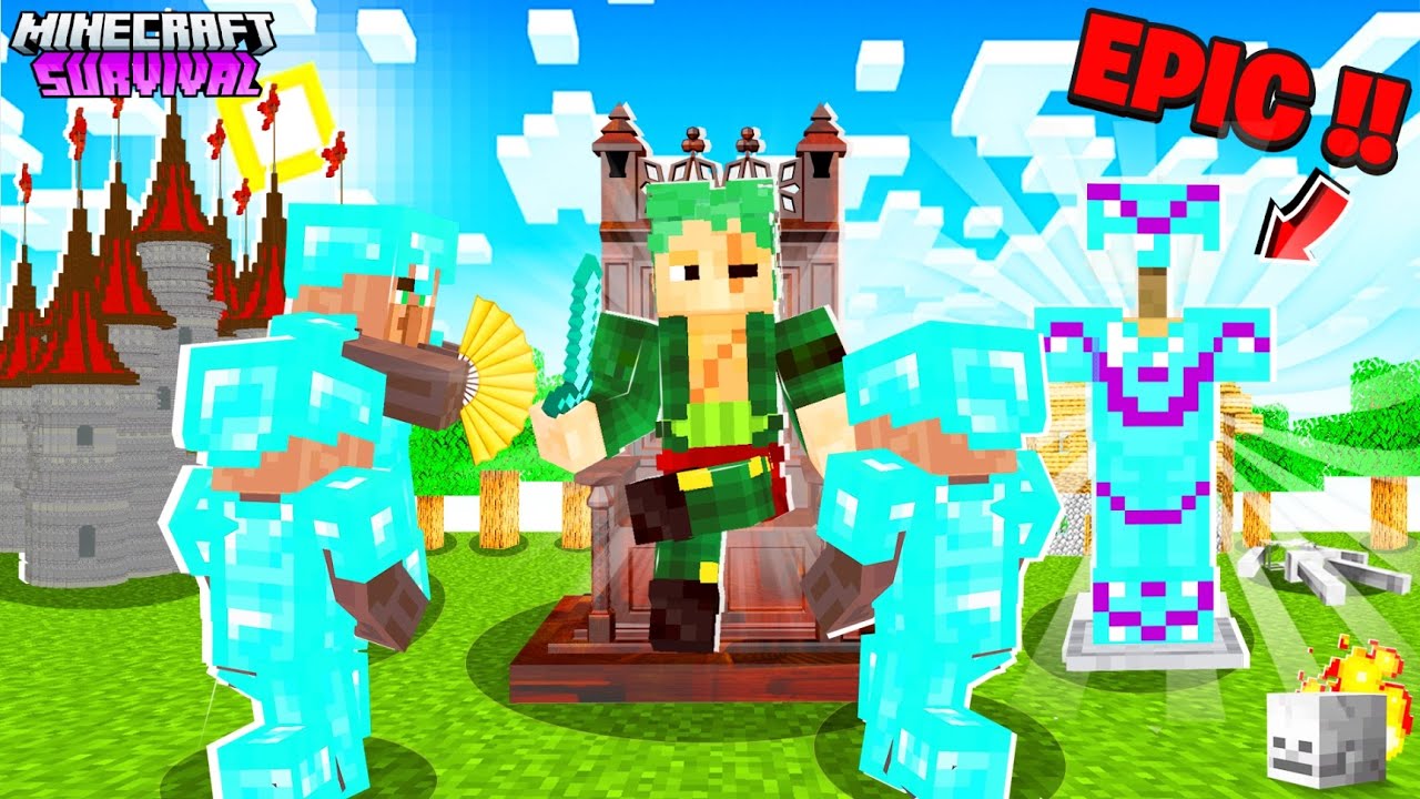 Crafting the Perfect Armor In Minecraft Survival #7 - YouTube