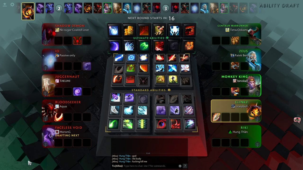 DotA 2 Ability Draft: Pub Game 1 - YouTube