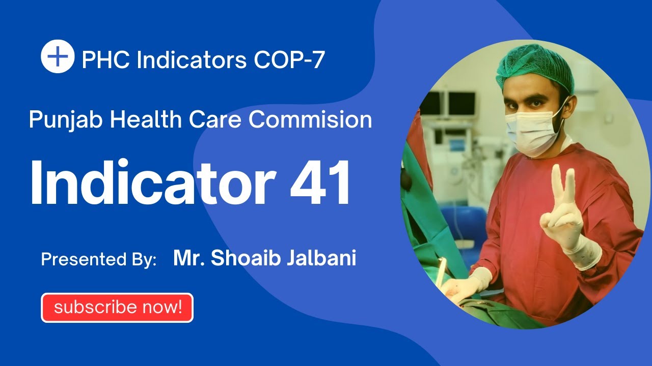COP Standard 7 Indicator 41: Detailed Overview of PHC Guidelines ...