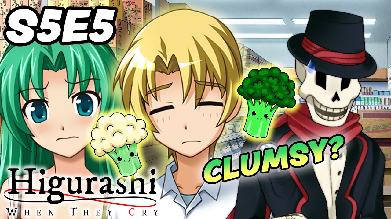 A Shared Clumsy Trait - Higurashi w/ Noby - S5E5 (VN Adventure - Blind ...