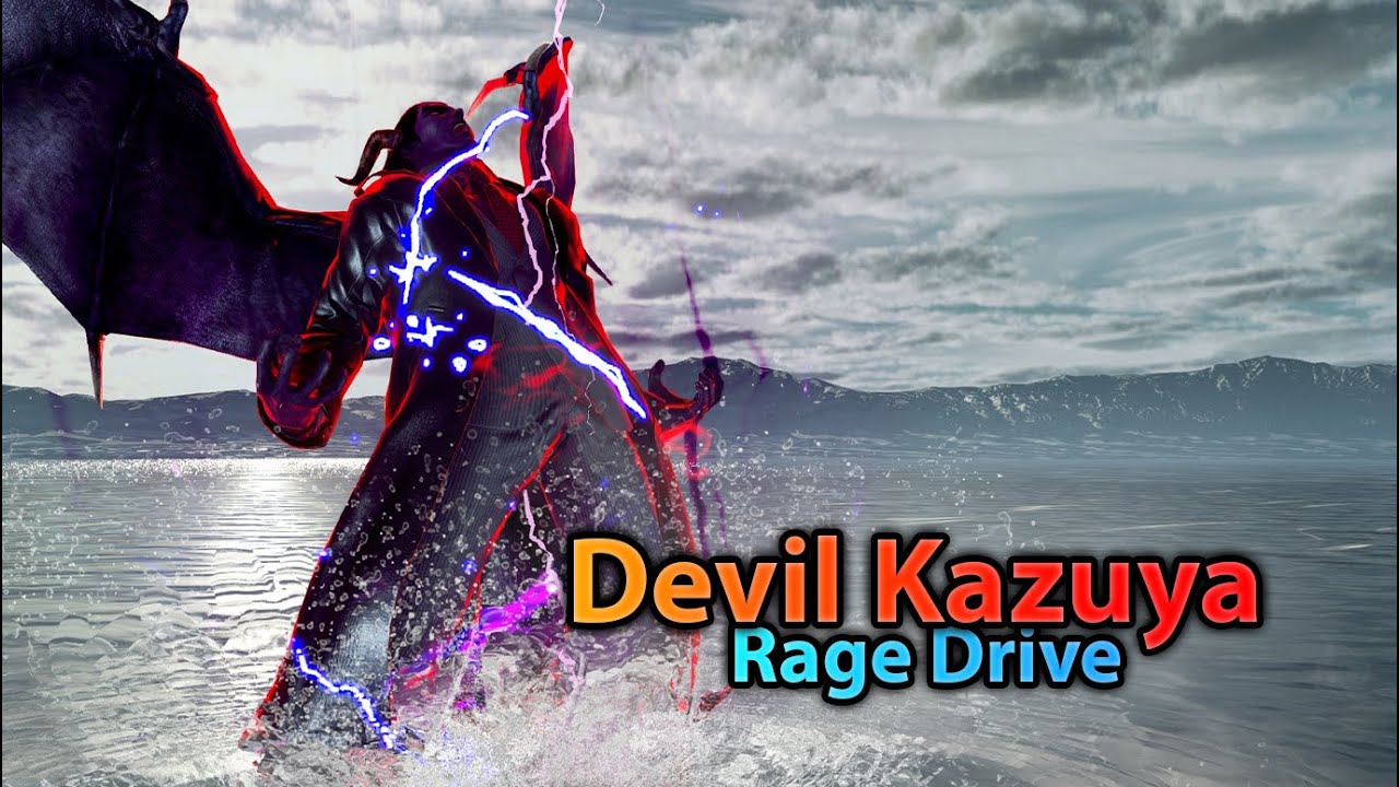 Devil Kazuya Rage Drive Combos - YouTube