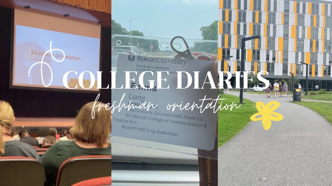 college freshman orientation l college diaries ep.1 🪴📖 - YouTube