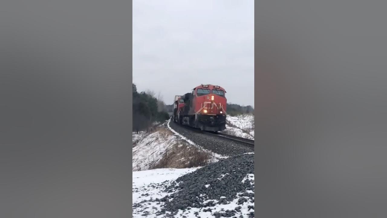 A GEVO Duo #canadiannationalrailway #railway #train #railfan #railroad #cnrailway #cntrain # ...