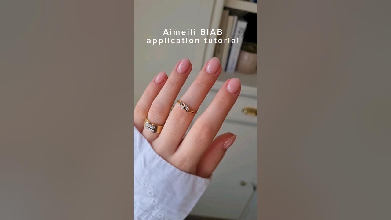 Trying an Amazon BIAB for the first time! Aimeili builder base application tutorial - YouTube