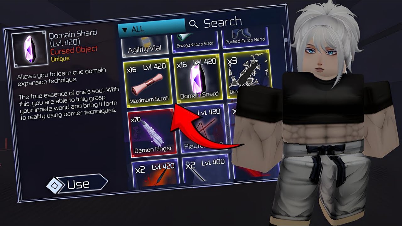 The Fastest Method To Get Maximum Scroll And Domain Shard In Jujutsu ...
