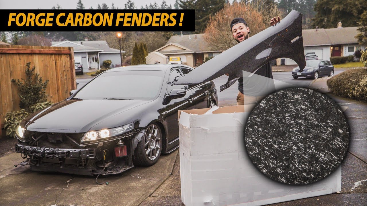 UNBOXING CARBON FORGE FENDERS! - YouTube