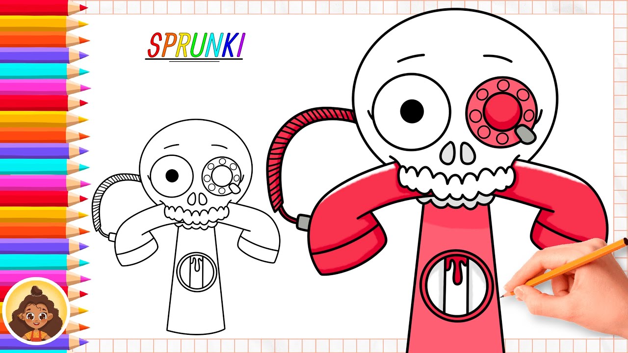 How to Draw Tele Sprunki phase 3 | from Sprunki Increedibox - YouTube