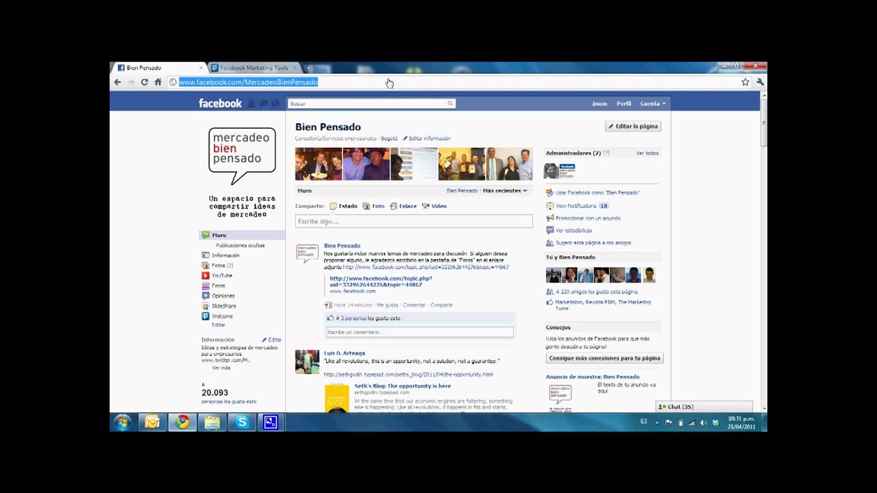Como crear una landing page para su pagina de Facebook - YouTube