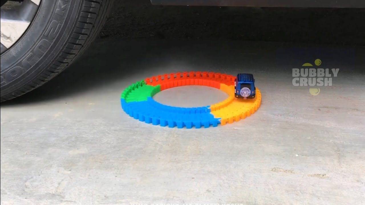 Bubbly Crushing Crunchy & Soft Things By Car! - Experiment - 03 - YouTube