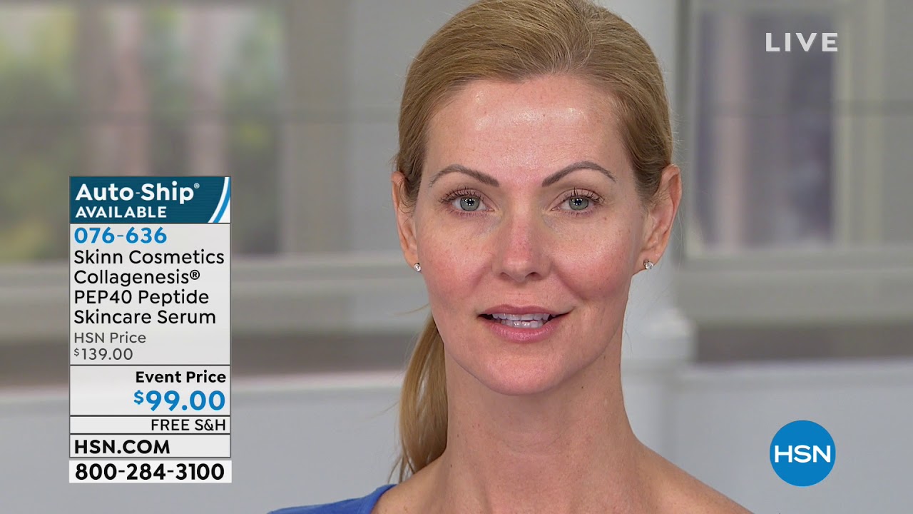Skinn Cosmetics Collagenesis PEP40 Peptide Skincare Serum - YouTube