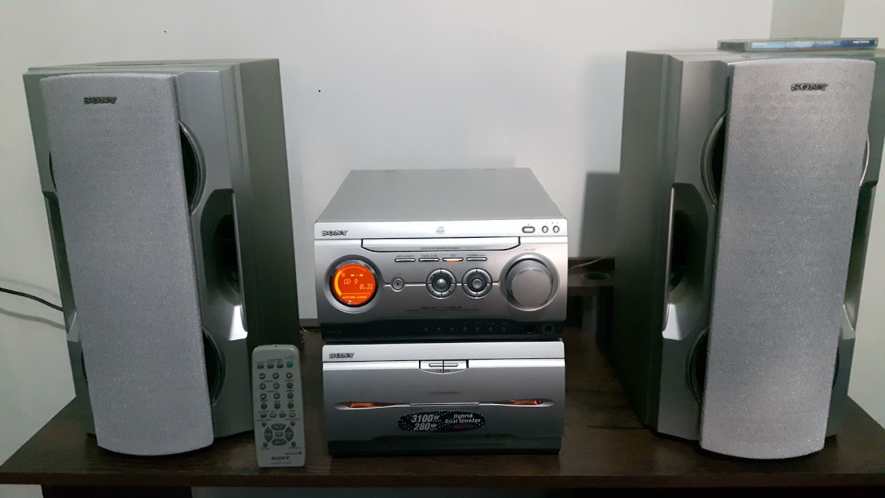 MINI SYSTEM HI-FI SONY GENEZI MHC-WZ5 2003 - YouTube