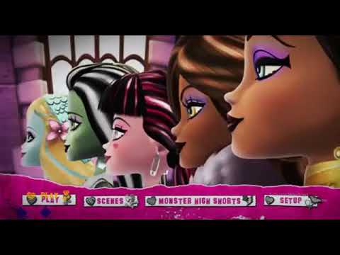 Monster high Una Fiesta Tenebrosa DVD Menu