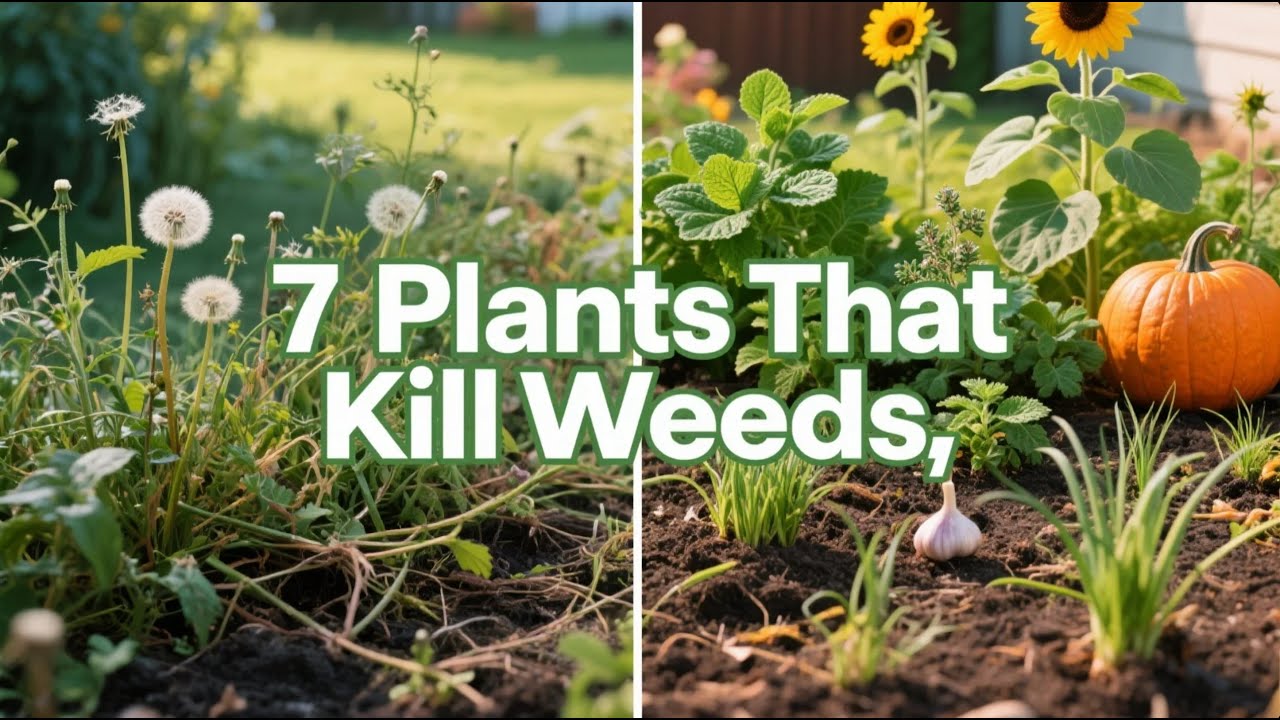 7 Plants That Kill Weeds Naturally | My Secret Garden Hack - YouTube