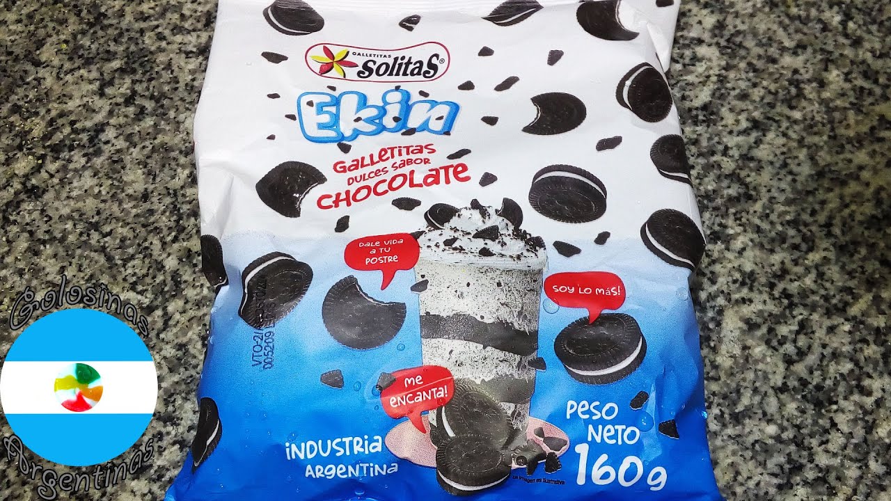 Solitas Ekin Mini Galletitas Rellenas sabor Chocolate y Vainilla ...