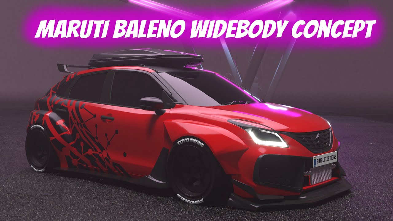 Baleno Modified Concept | maruti suzuki | 3ds max | Bimble Designs ...