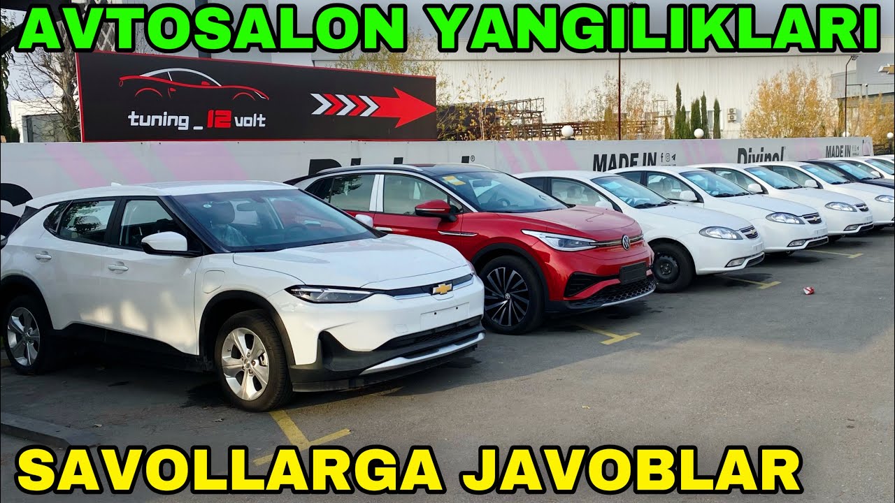 AVTOSALON YANGILIKLARI VA YANGI ELEKTROMOBILLAR - YouTube