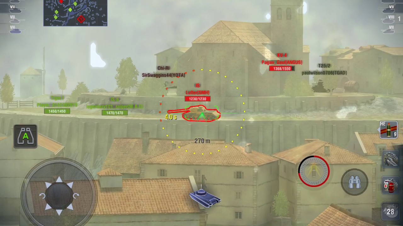 World of Tanks Blitz - T49 in artillery mode - YouTube