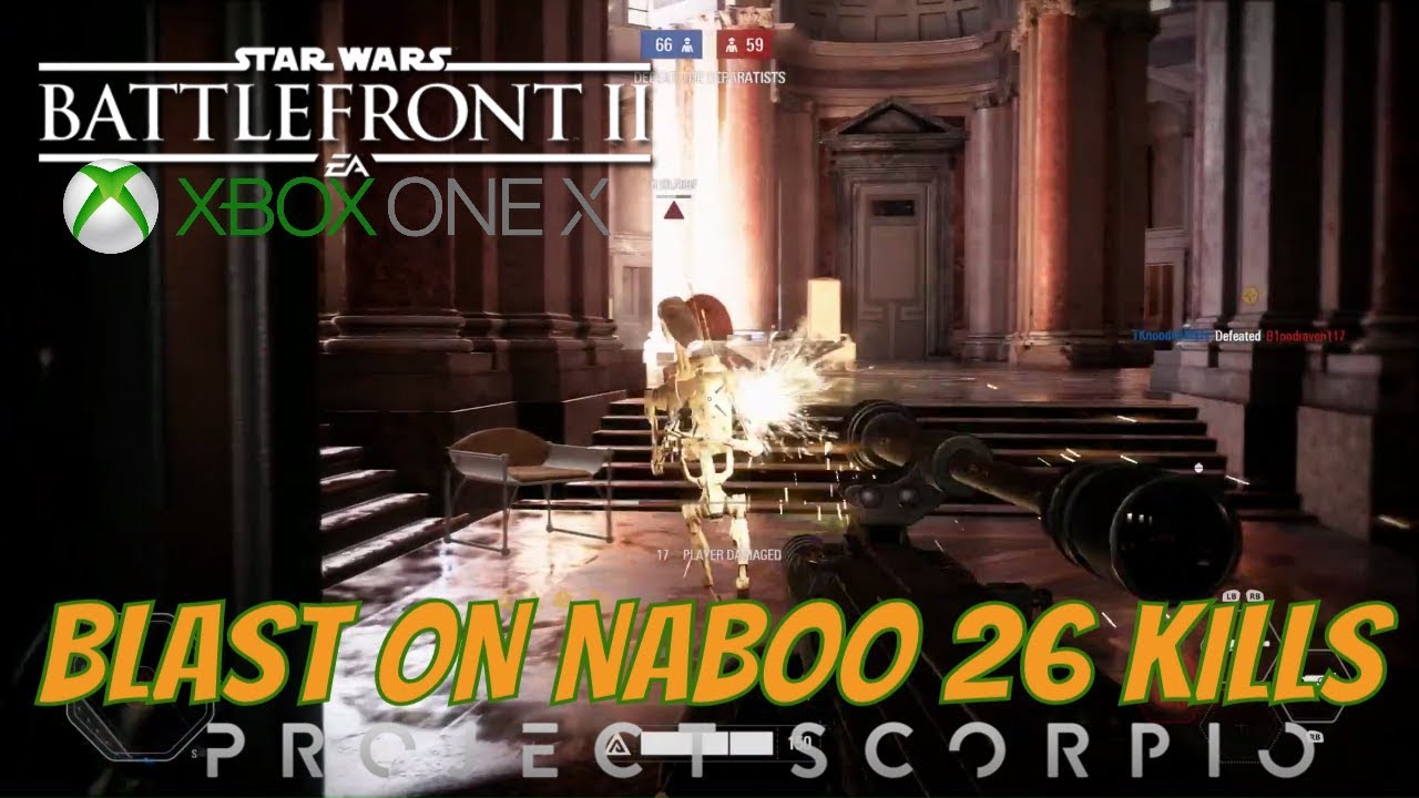 BATTLEFRONT 2 BLAST ON NABOO KILLS 26 LOVE THIS MAP - YouTube