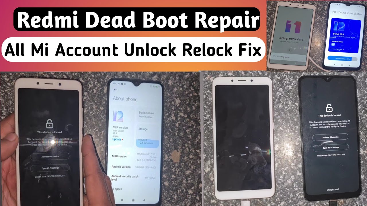 2022 Mi Mobile's Mi Acc.Remove One Click Relock Fix / All Redmi Device ...