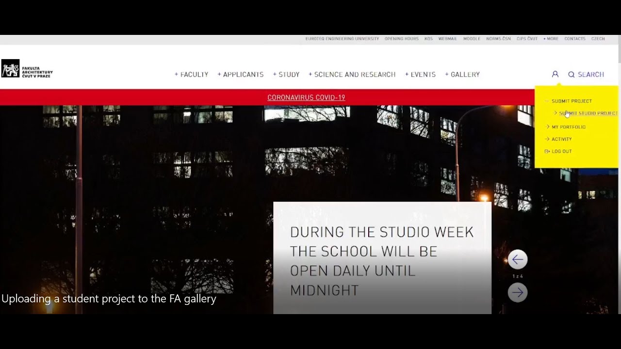 Uploading a student project to the FA gallery - YouTube