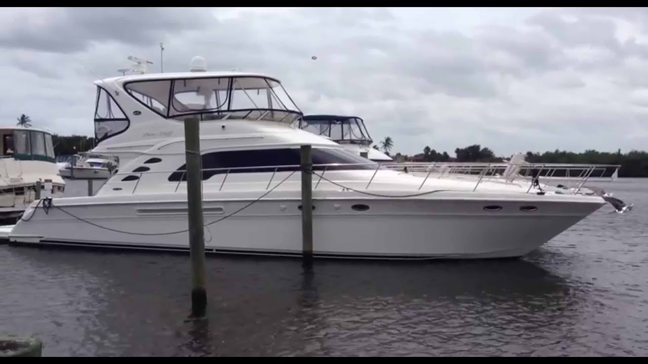 2004 Sea Ray 56 Sedan Bridge Walkthrough For Sale at MarineMax Stuart ...