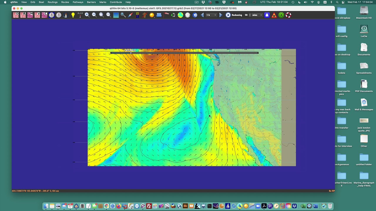 Viewing Grib Files in qtVlm - YouTube