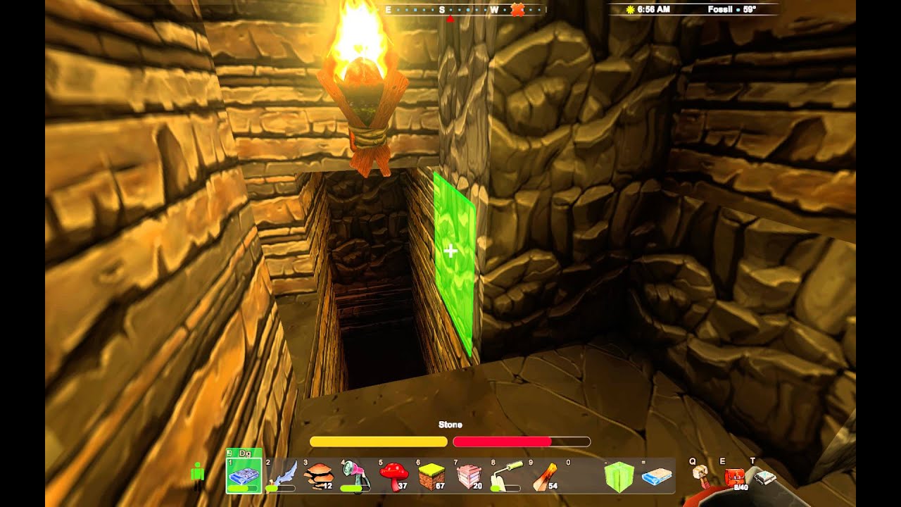 how to do monster-free digging in creativerse - YouTube