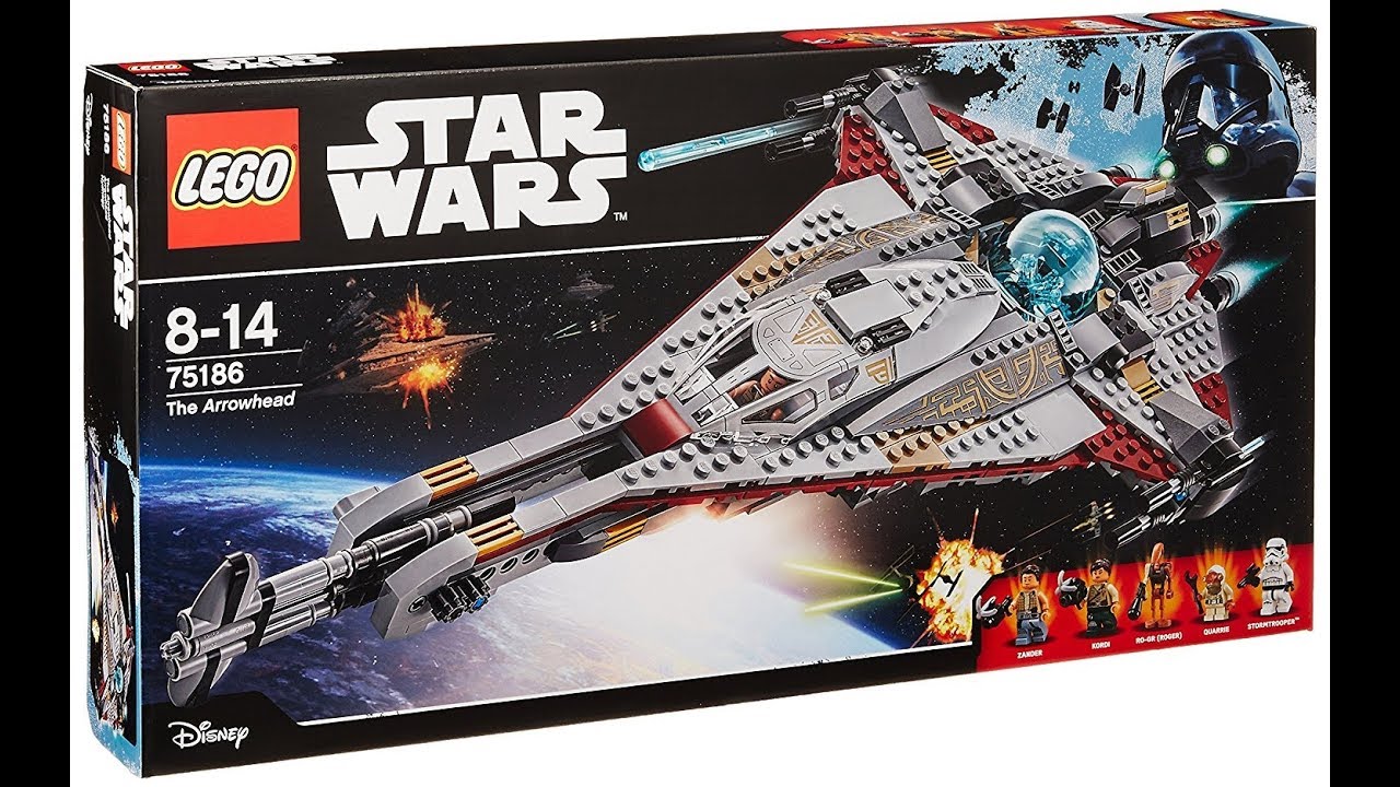 lego Star Wars 75186 The Arrowhead review - YouTube