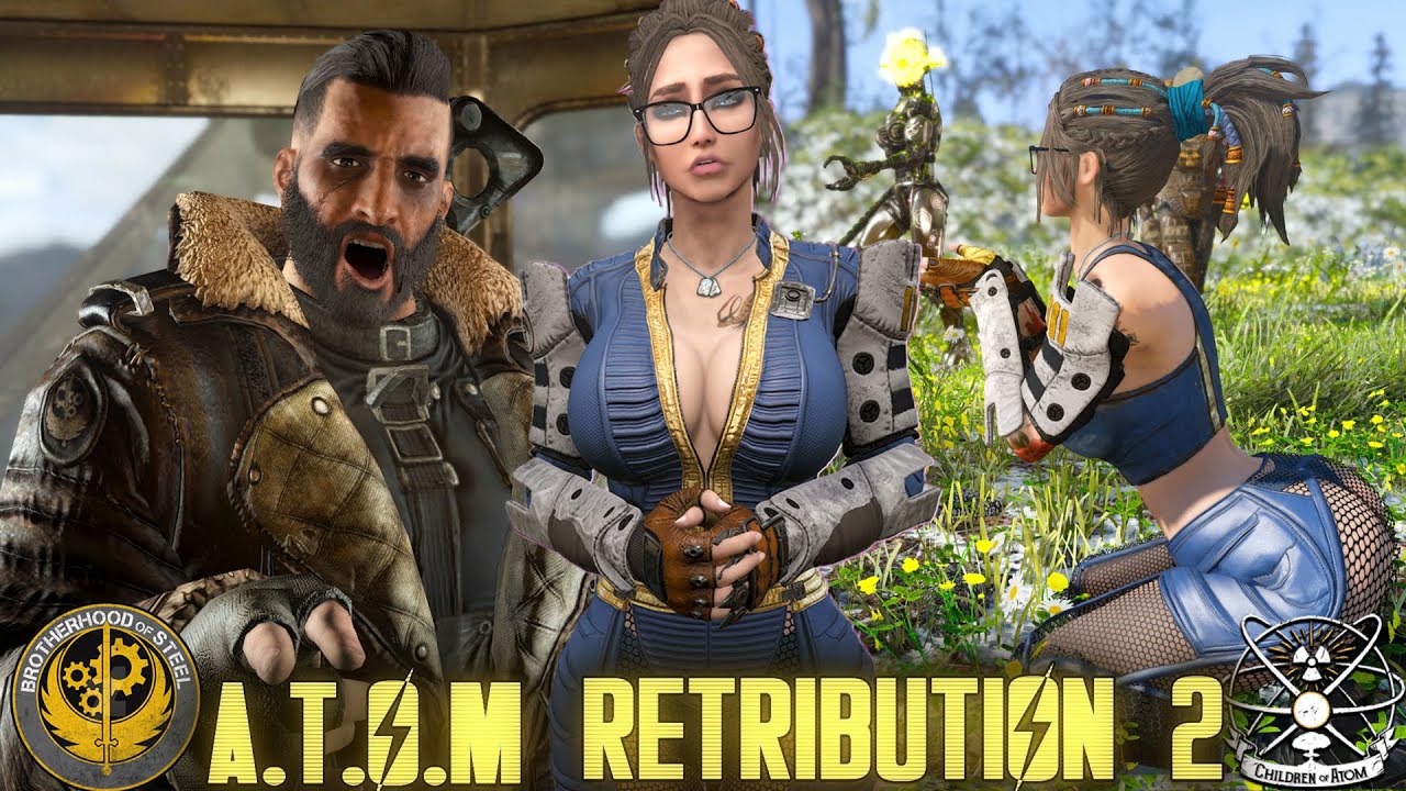 Fallout 4 Atom's Retribution 2 DLC - WE GOT ATTACKED BY THE BROTHERHOOD ...
