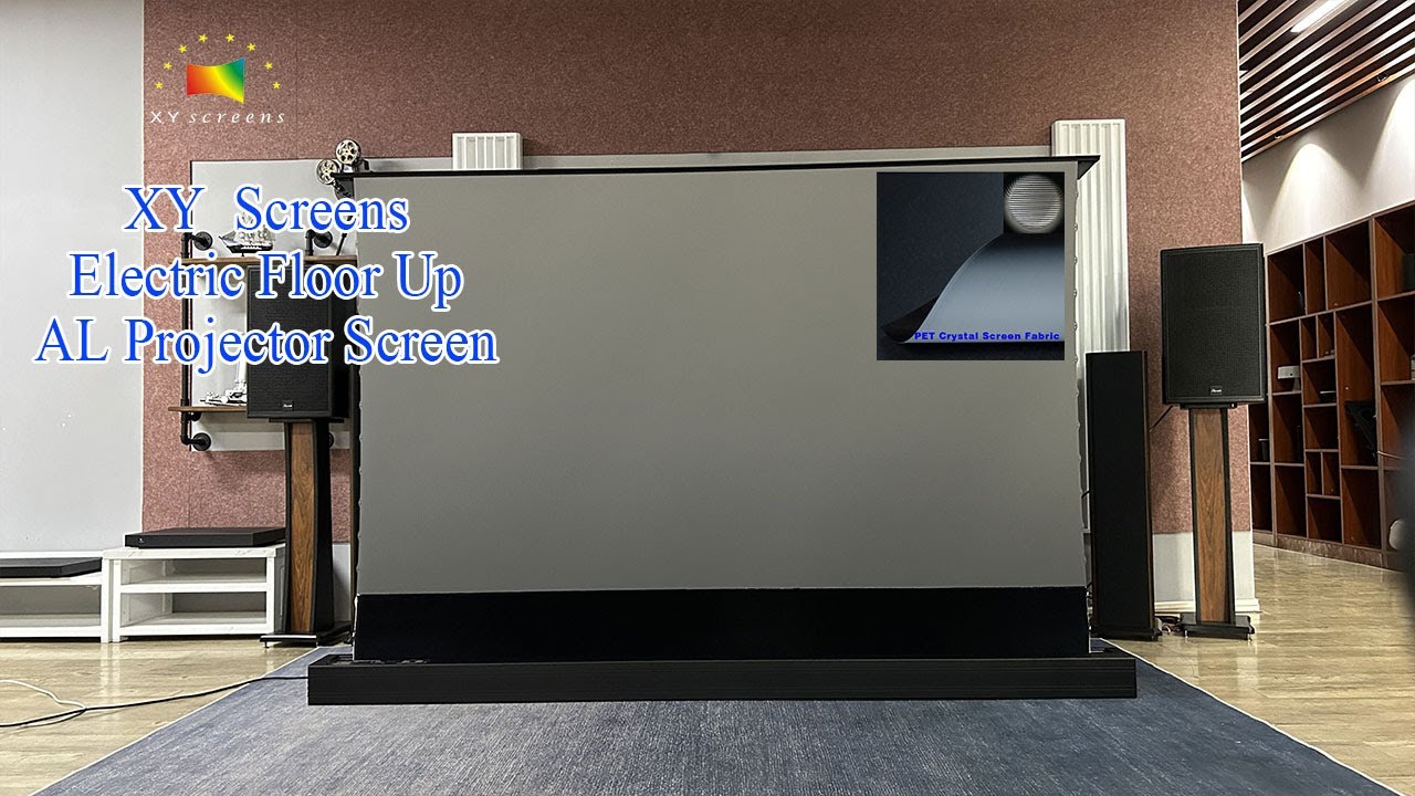 XY Screens High-End Electric Motorized Floor Rising Projector Screen ...