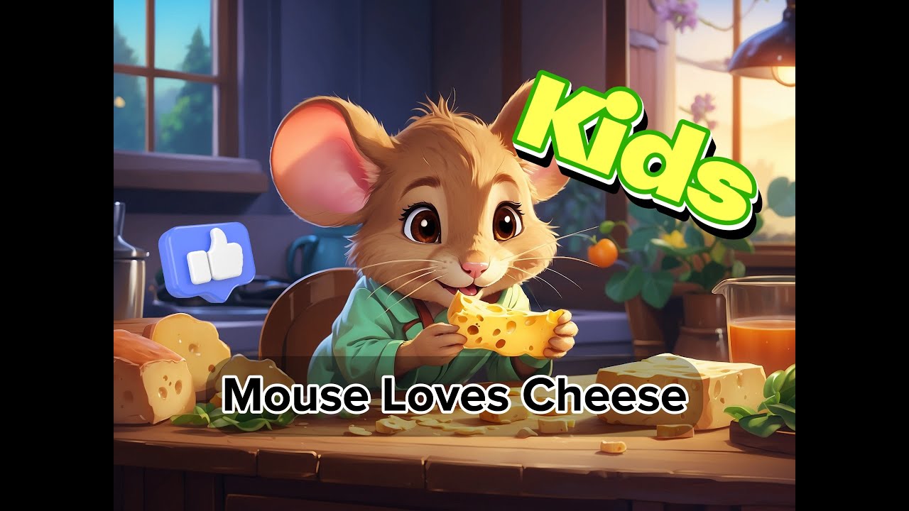 "Mouse Loves Cheese, Oh Yes! Fun Kids Song 🎵" #kidsmusic #kidssong # ...