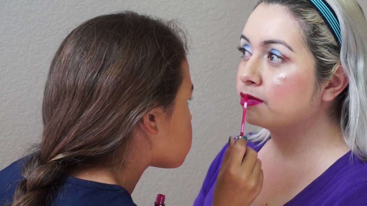 My Daughter Does My Makeup - YouTube
