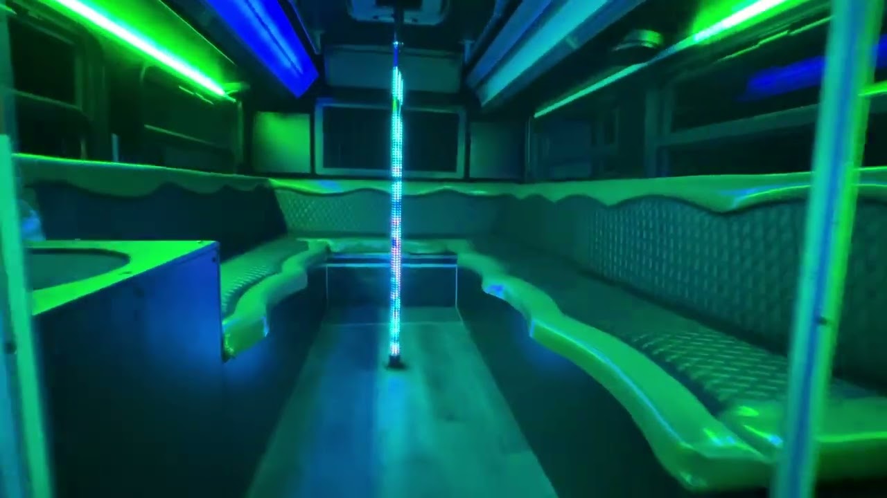 The 24k Gold Party Bus - Interior Video 1 - YouTube