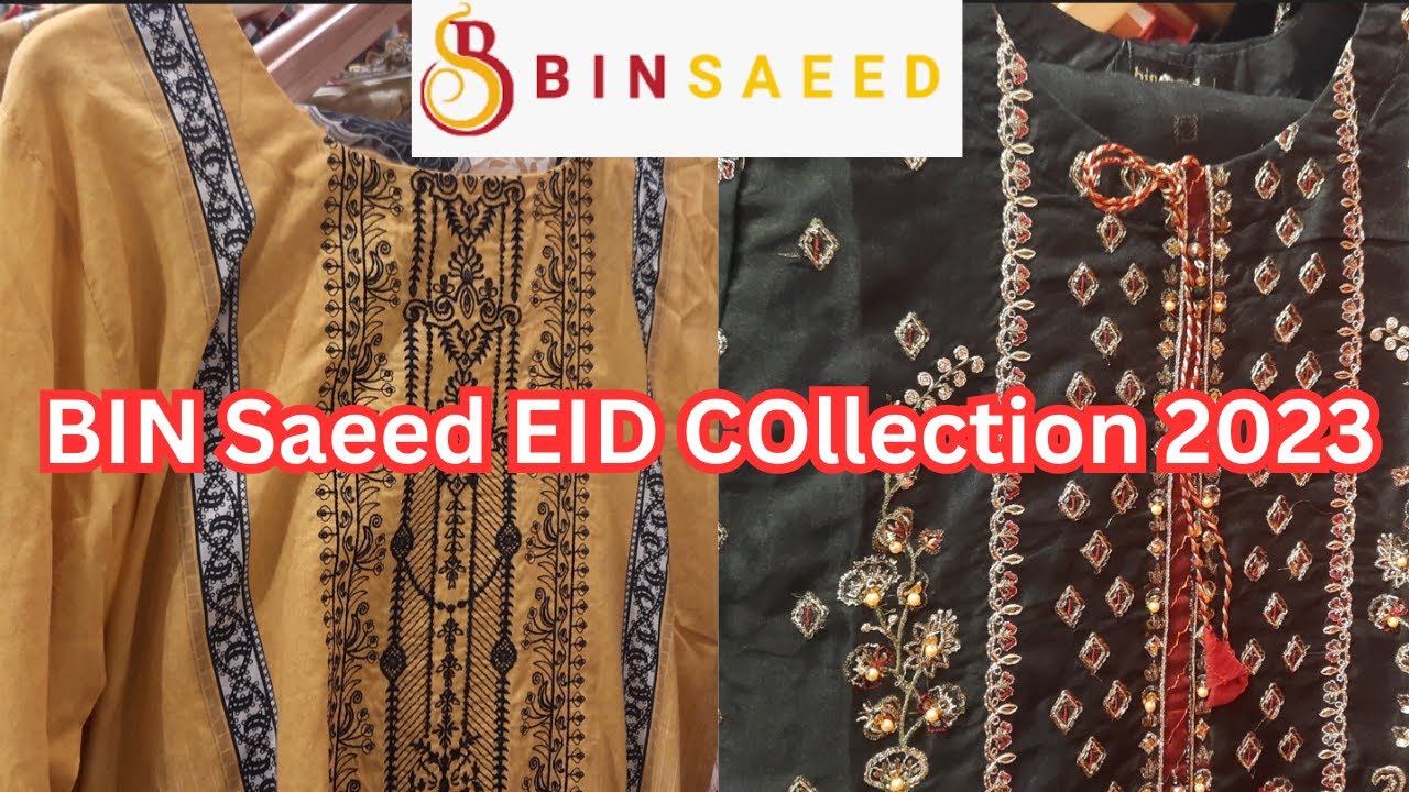 Bin Saeed Lawn Collection|Bin Saeed Eid Collection|Latest EID ...