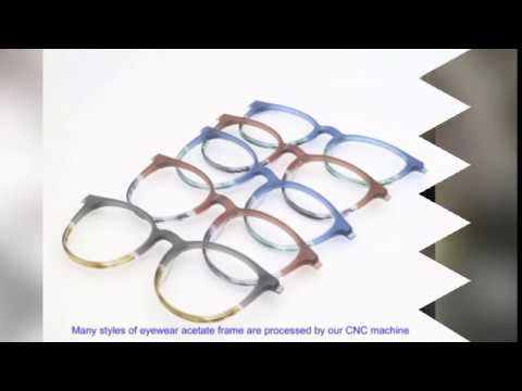 Automatic cnc machine for acetate eyewear frame - YouTube