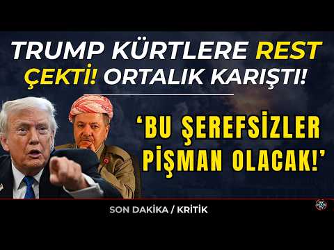 TRUMP’TAN KÜRT LİDERLERE ÜLTİMATOM: \