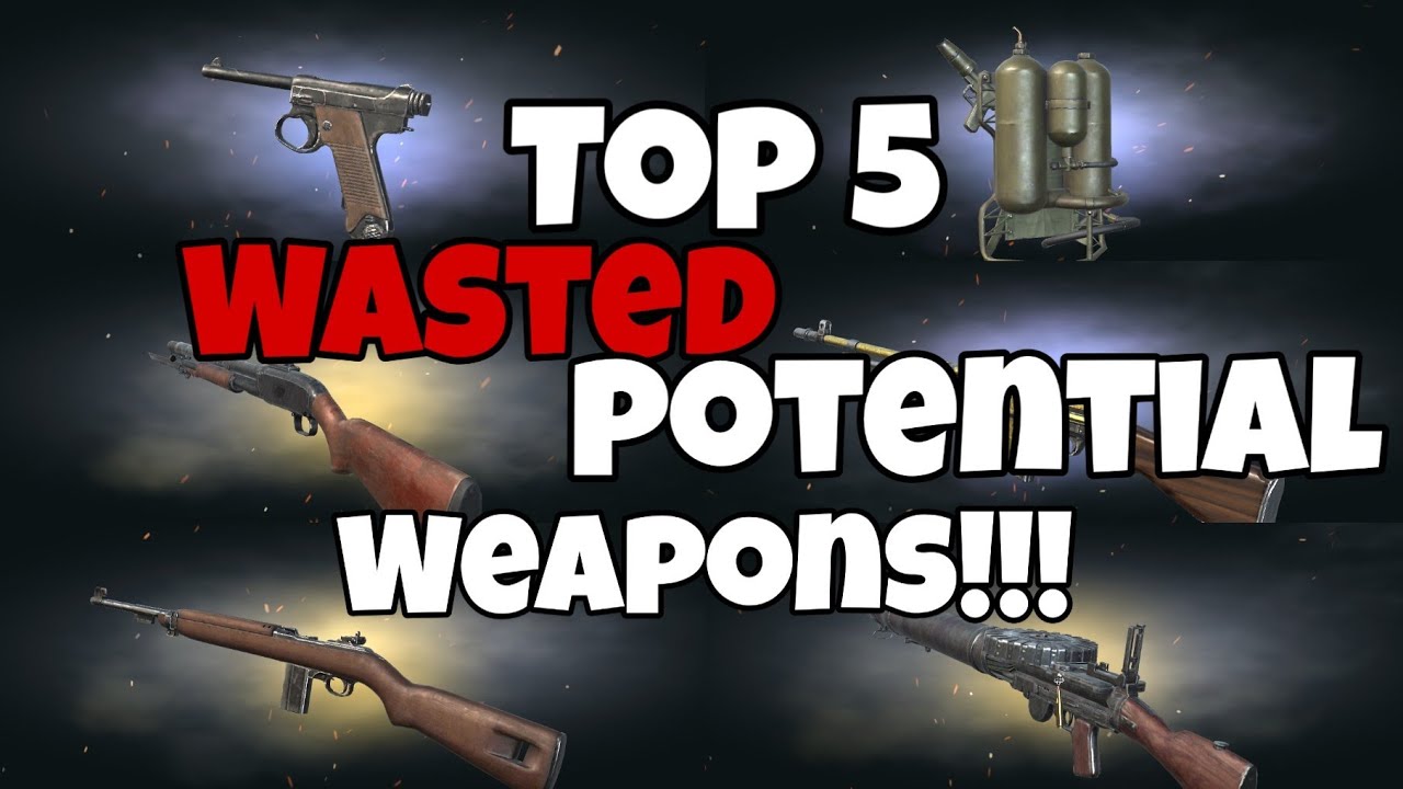 Top 5 Wasted Potential Weapons! - YouTube