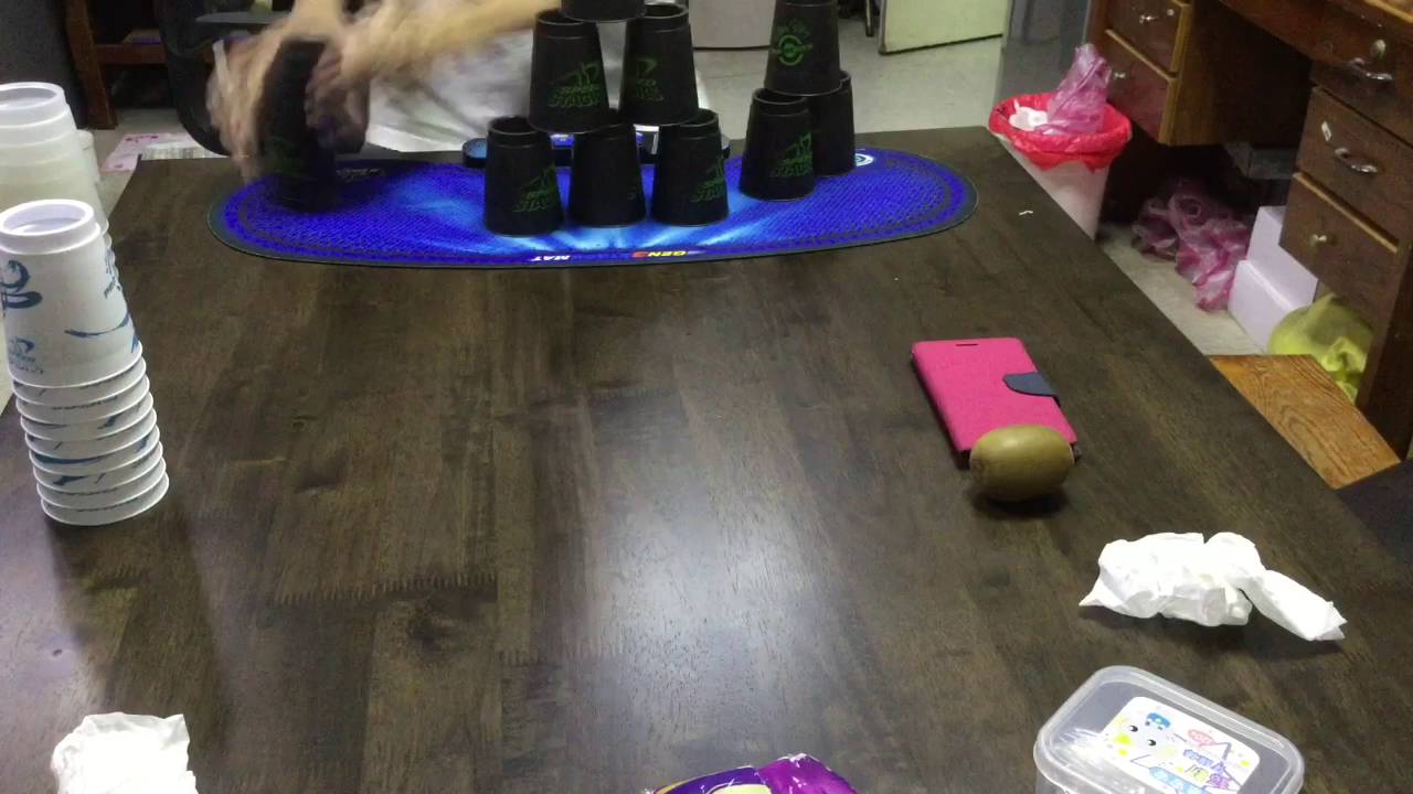 Sports stacking William Orrell style 6.5!!! - YouTube