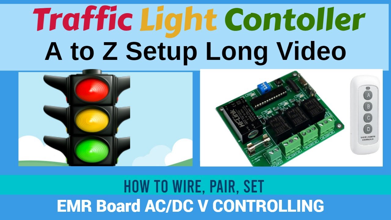 EMR RC Remote Traffic Light Controller - YouTube