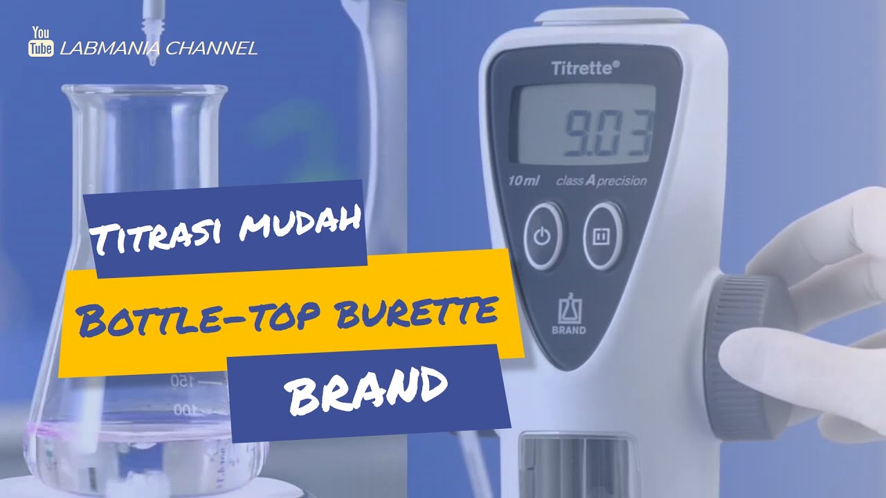 Titrasi Mudah dengan Buret Digital BRAND - YouTube