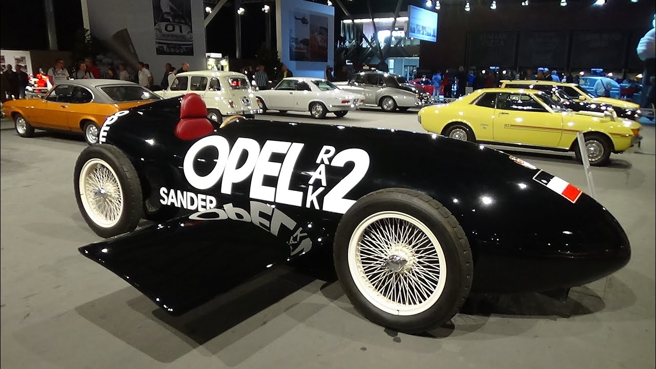 1928, Opel RAK2 Sander Rocket Car, Exterior and Interior, Auto Show ...