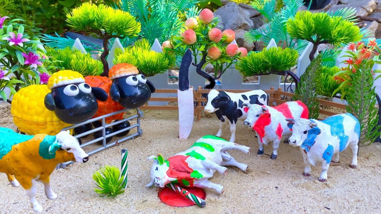 PROSES POTONG SAPI QURBAN !! SIMULASI POTONG SAPI COW MILK COW CARTOON ...