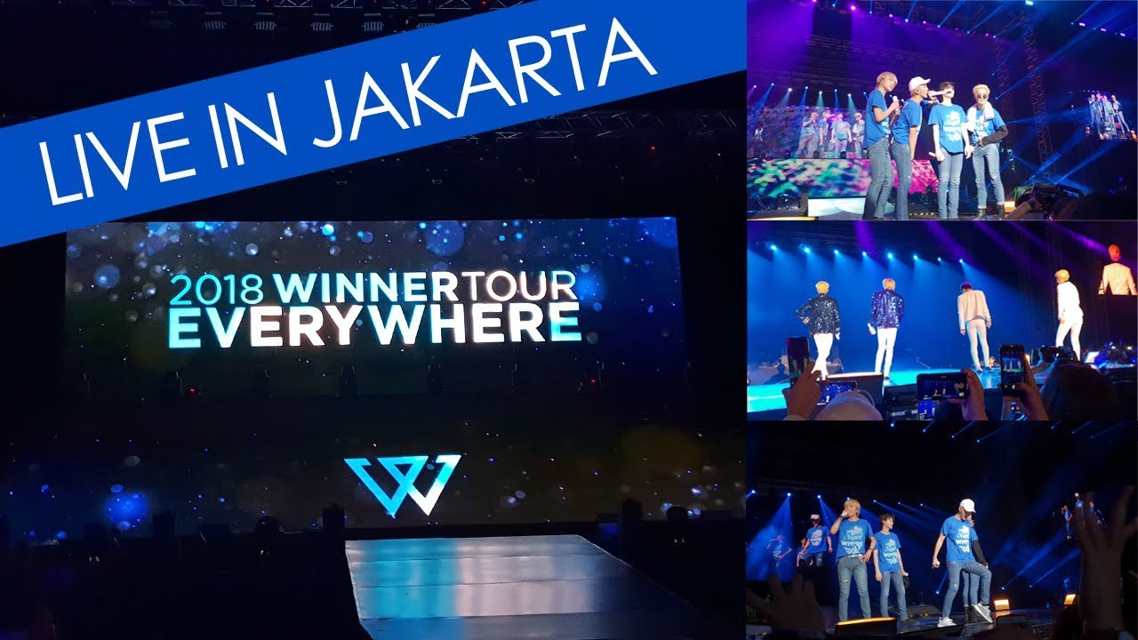 VLOG : WINNER CONCERT LIVE IN JAKARTA 2018 - YouTube