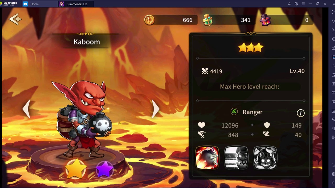 Kaboom - Review Animation FX heroe : Game Summoners Era - YouTube
